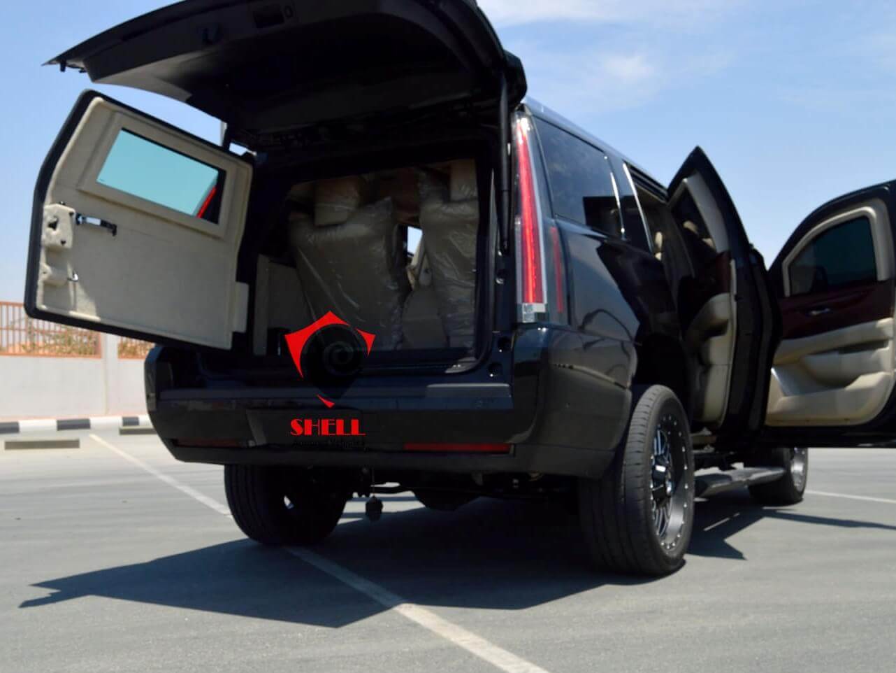 Armored Cadillac Escalade - Shell Armored Cars Dubai